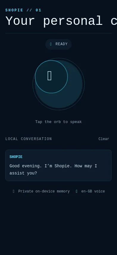 Shopie AI Assistant