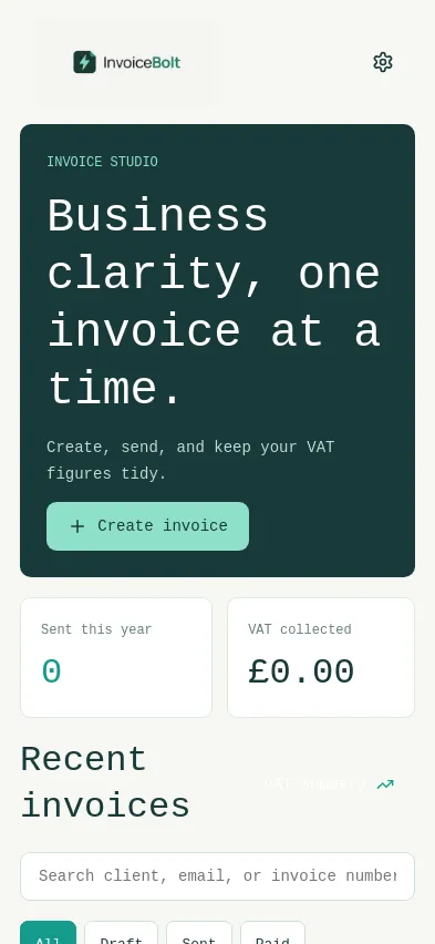 InvoiceBolt Mobile