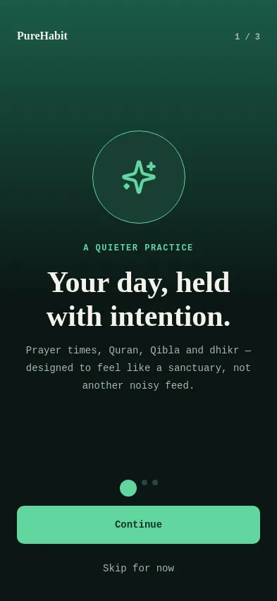 PureHabit Premium Tracker