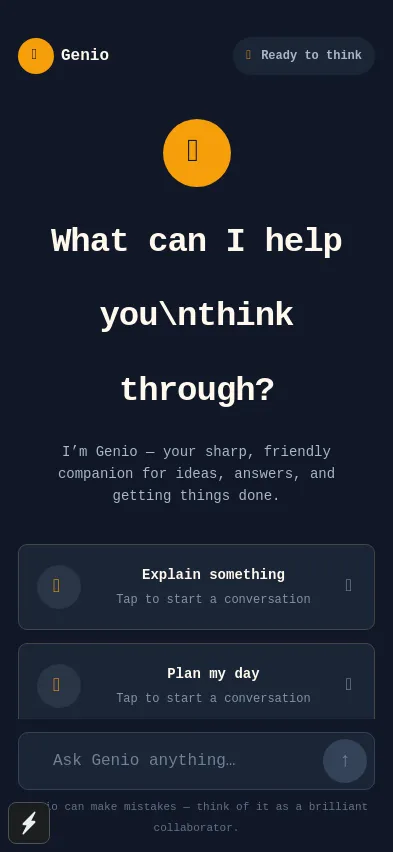 Genio AI Assistant