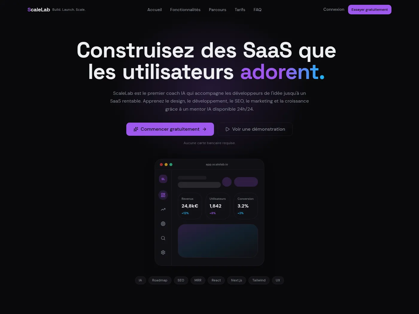 ScaleLab Landing Page