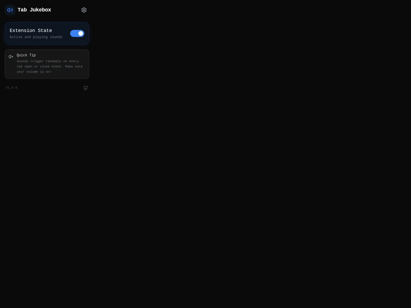 Tab Sound Jukebox
