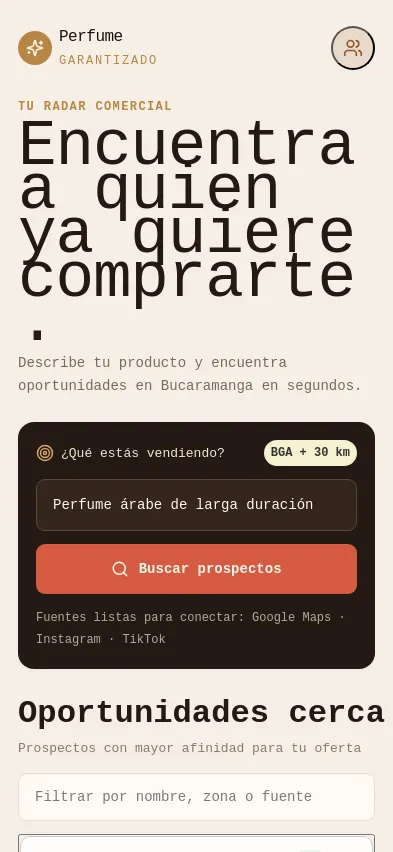 Perfume Garantizado App
