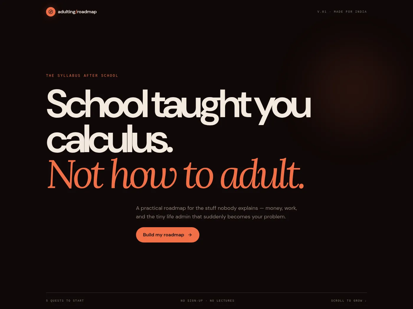 Adulting Roadmap