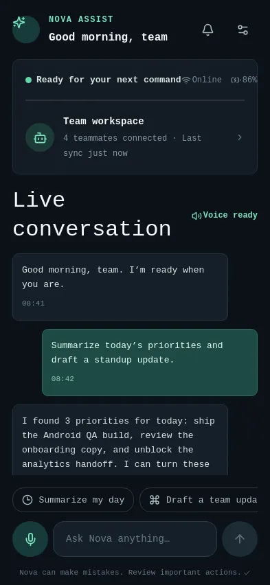 Gemini Voice Assistant