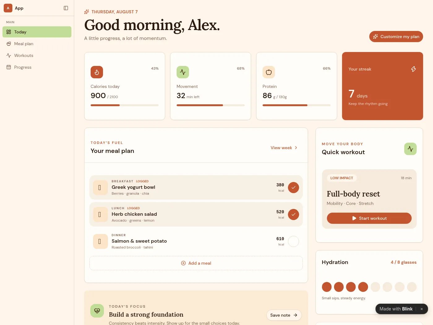FitMeal Planner