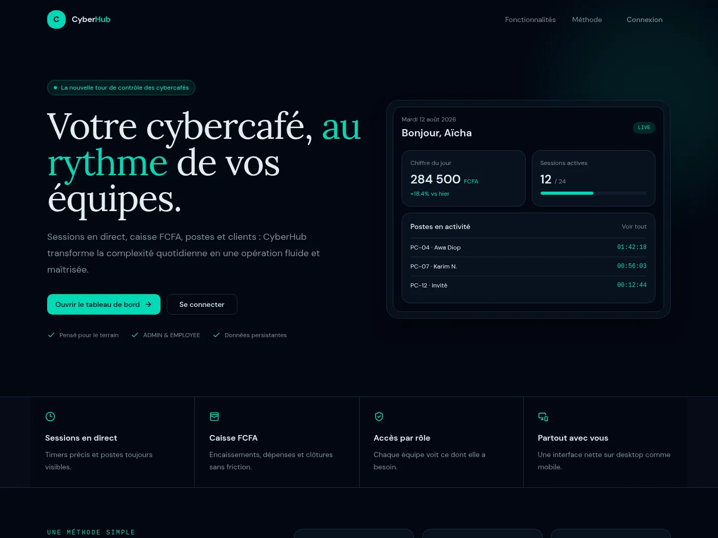 CyberHub Pro Dashboard