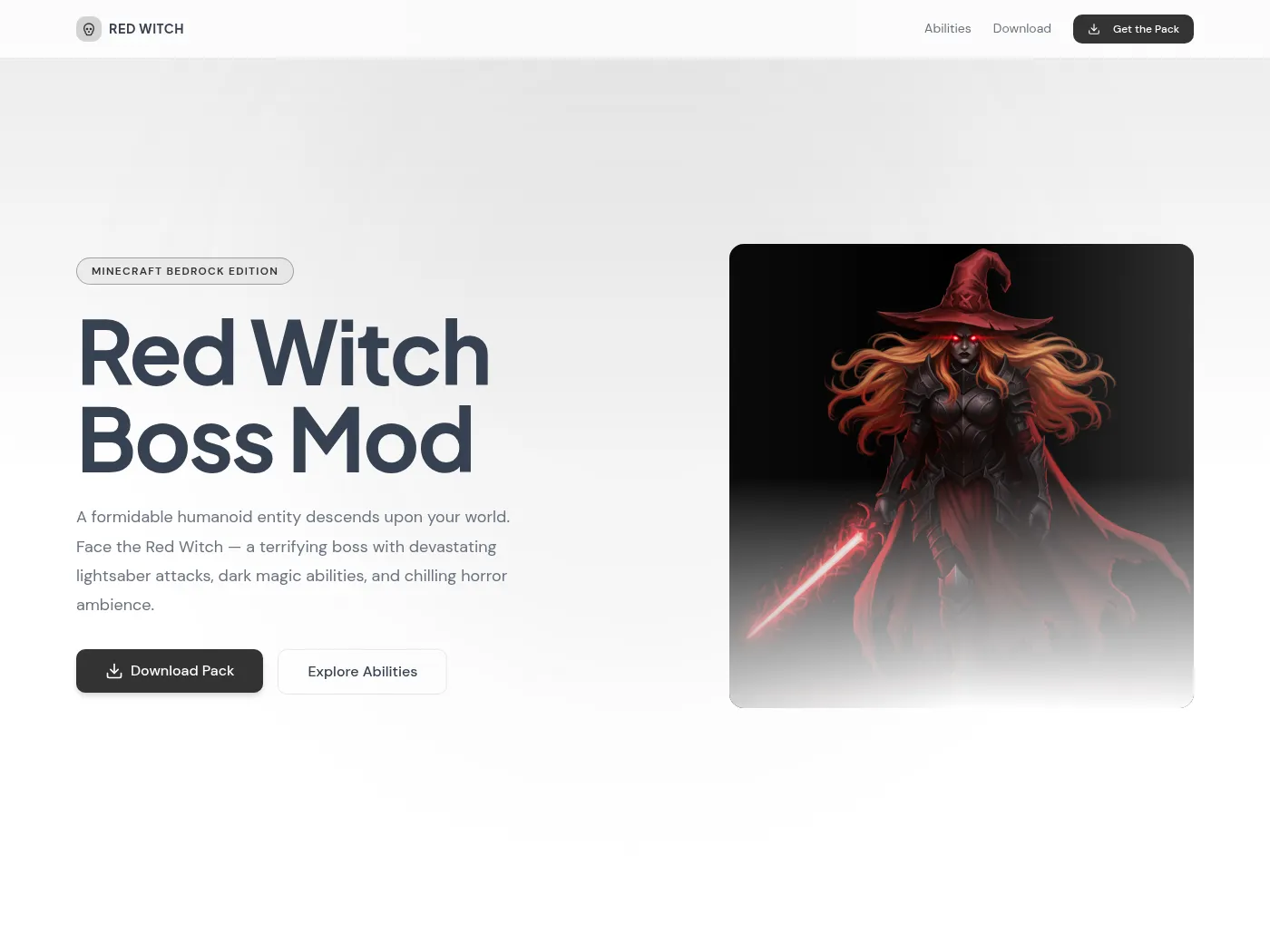 Red Witch Boss Mod