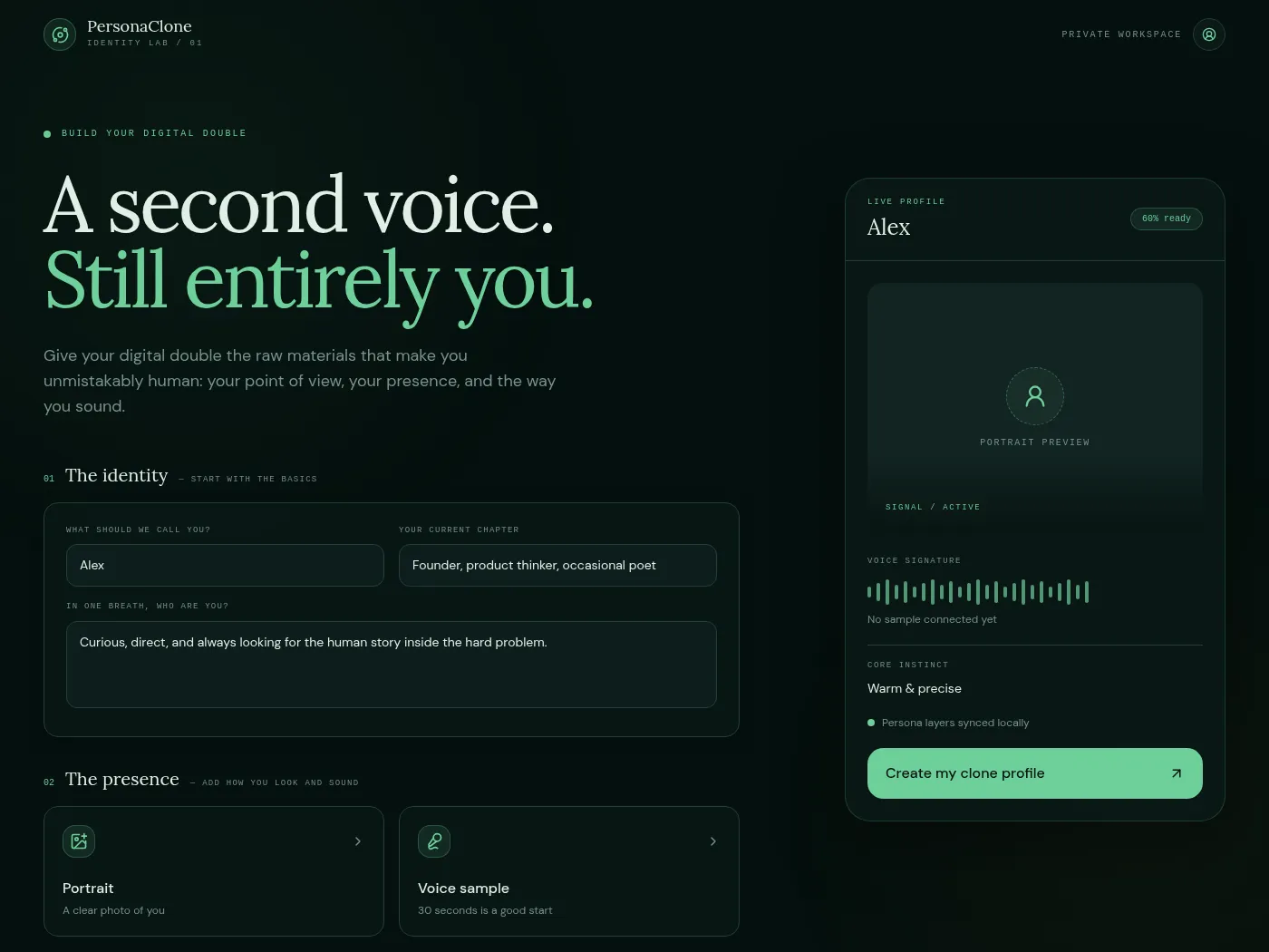 PersonaClone AI