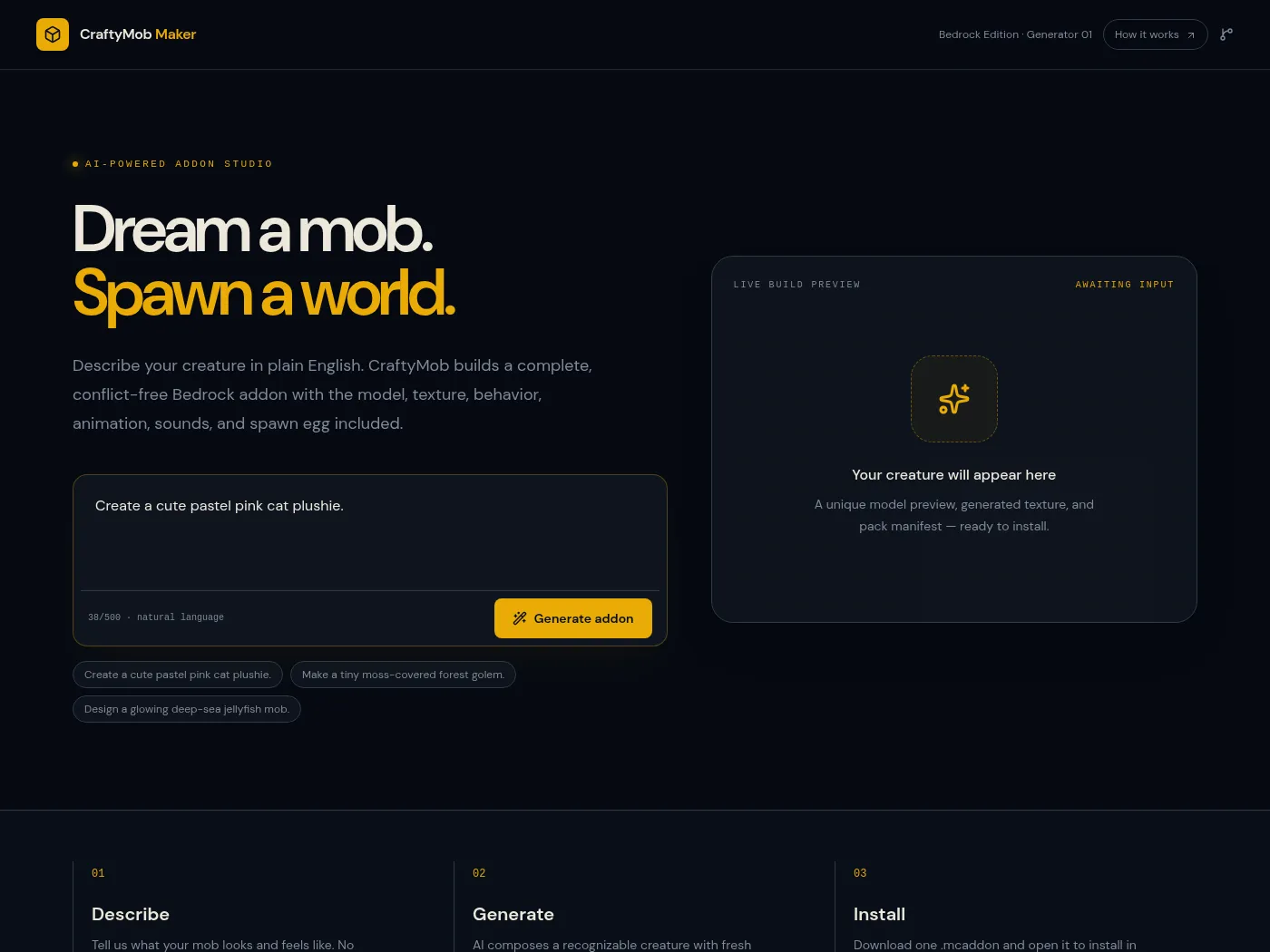 CraftyMob Maker
