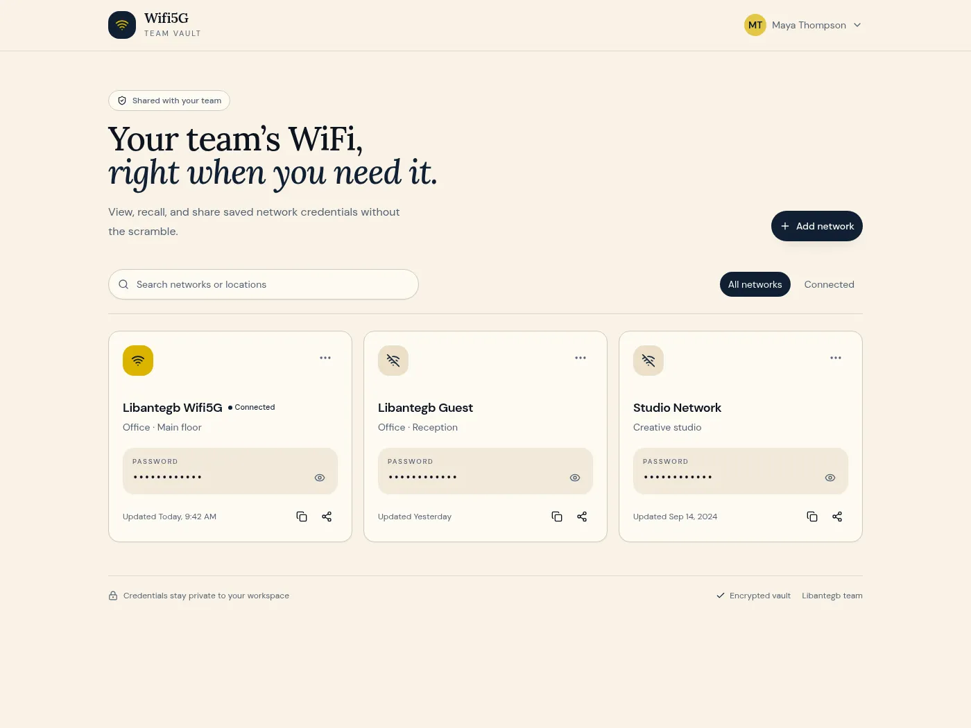 Wifi Password Viewer