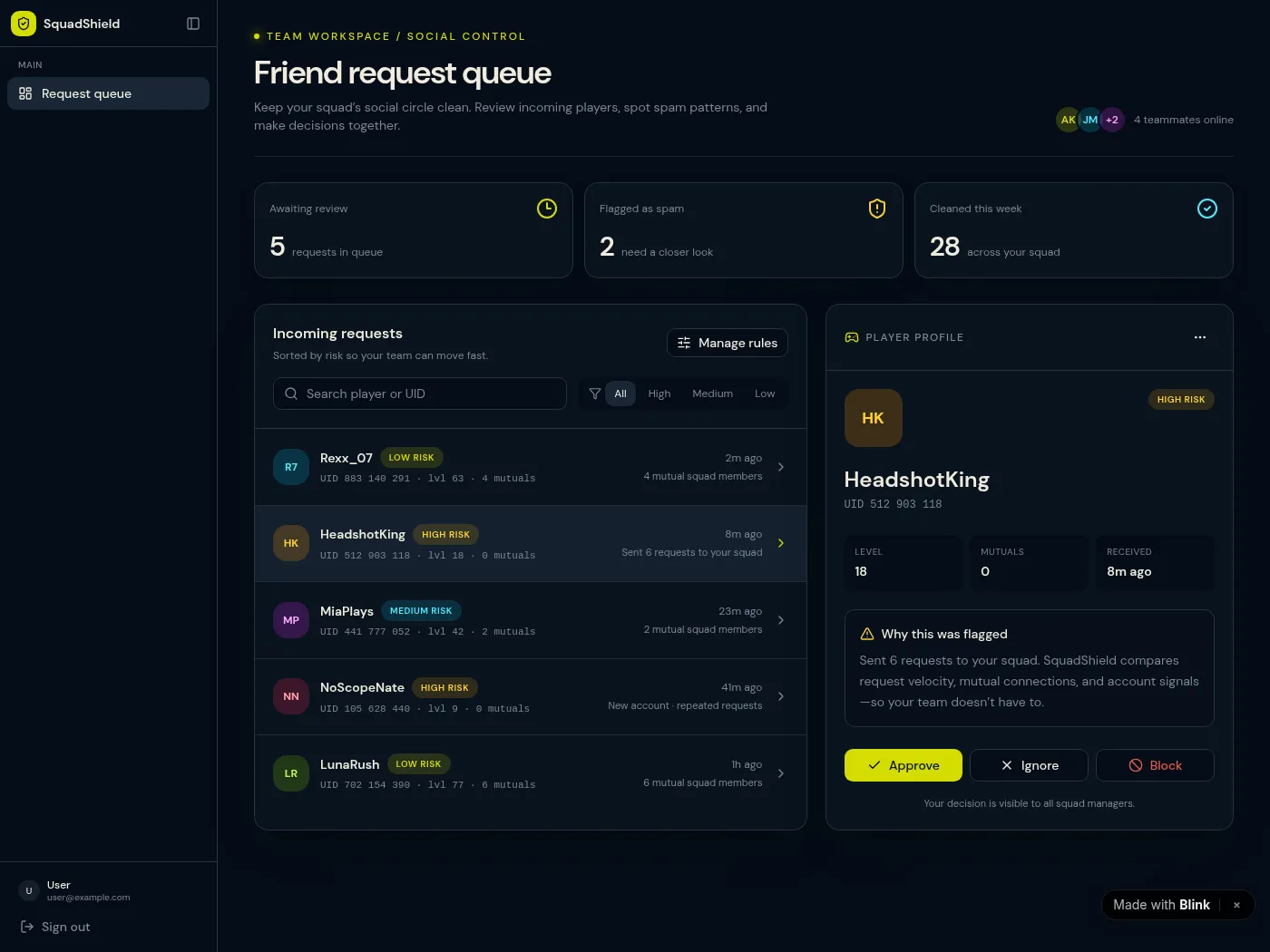FreeFire Friend Manager