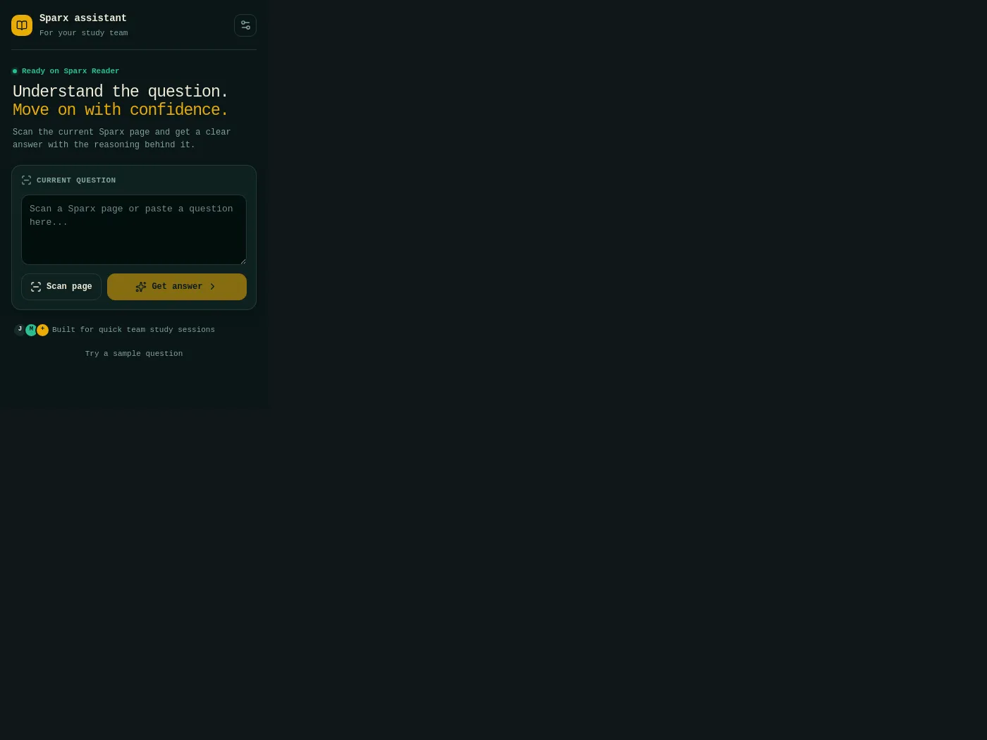 Sparx AI Study Assistant