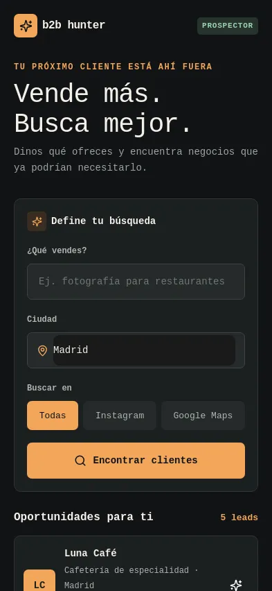 B2B Hunter App