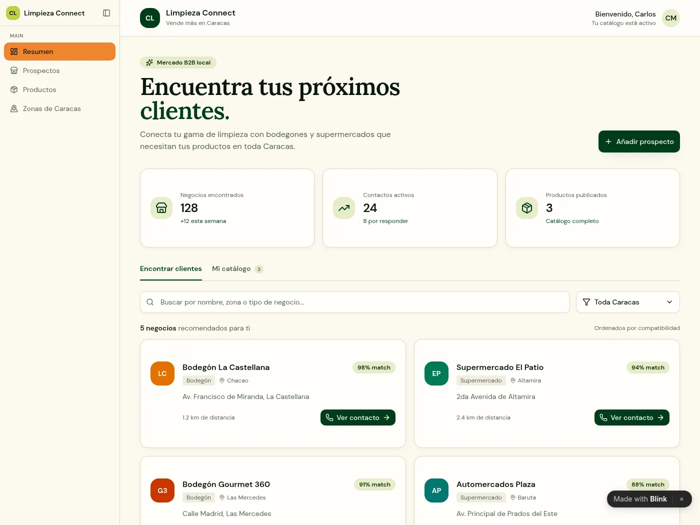 Caracas Limpieza Connect