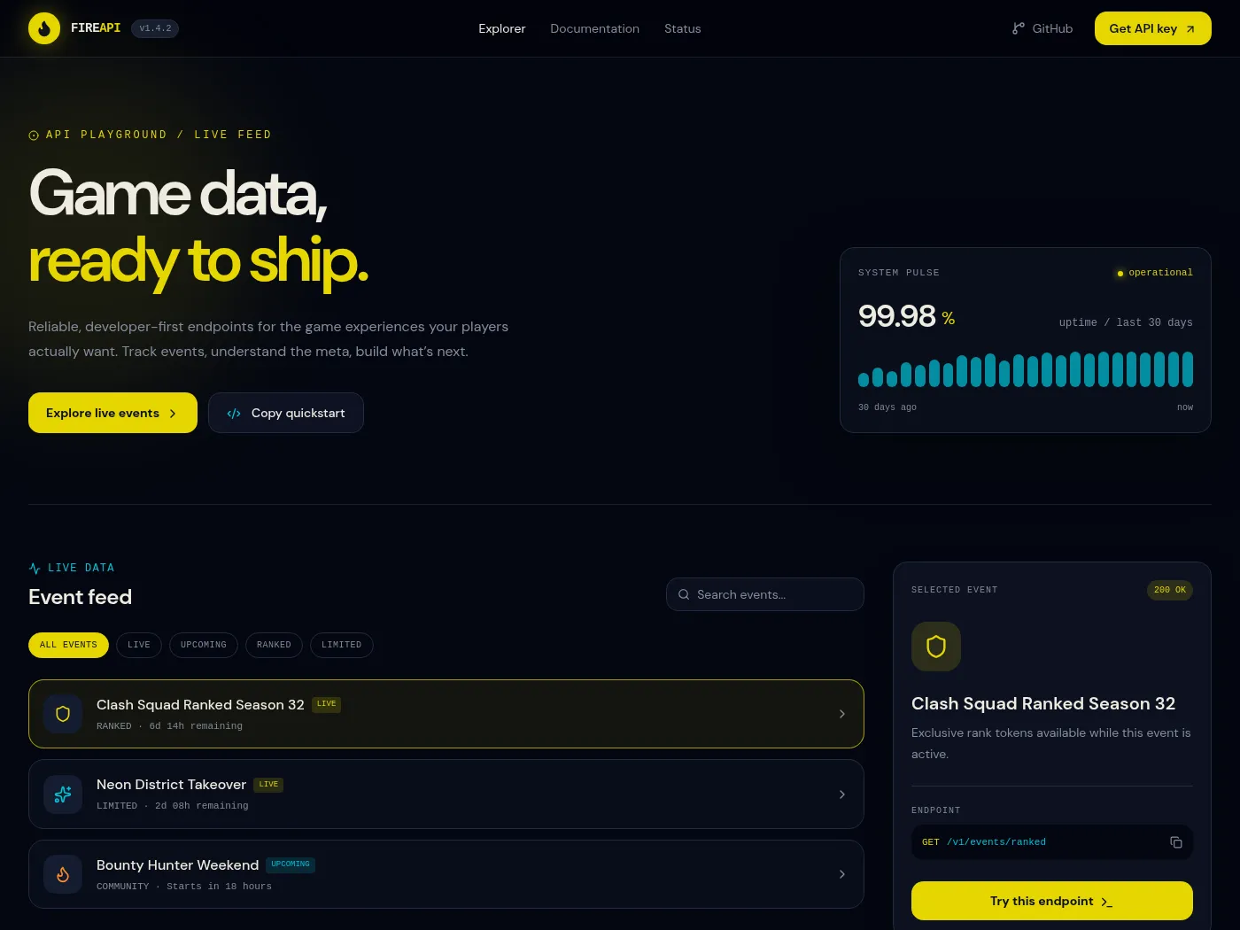 FireAPI Explorer
