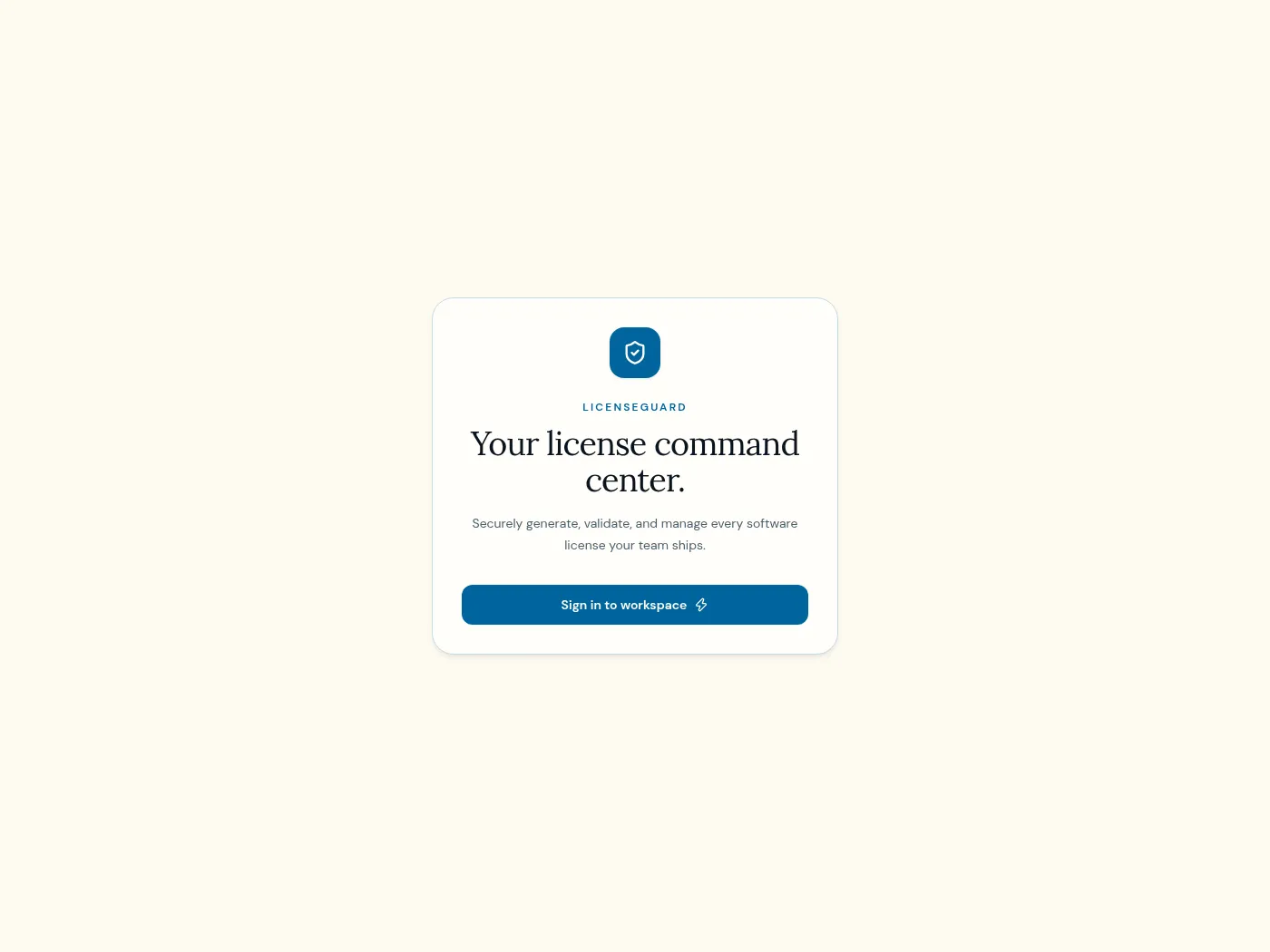LicenseGuard