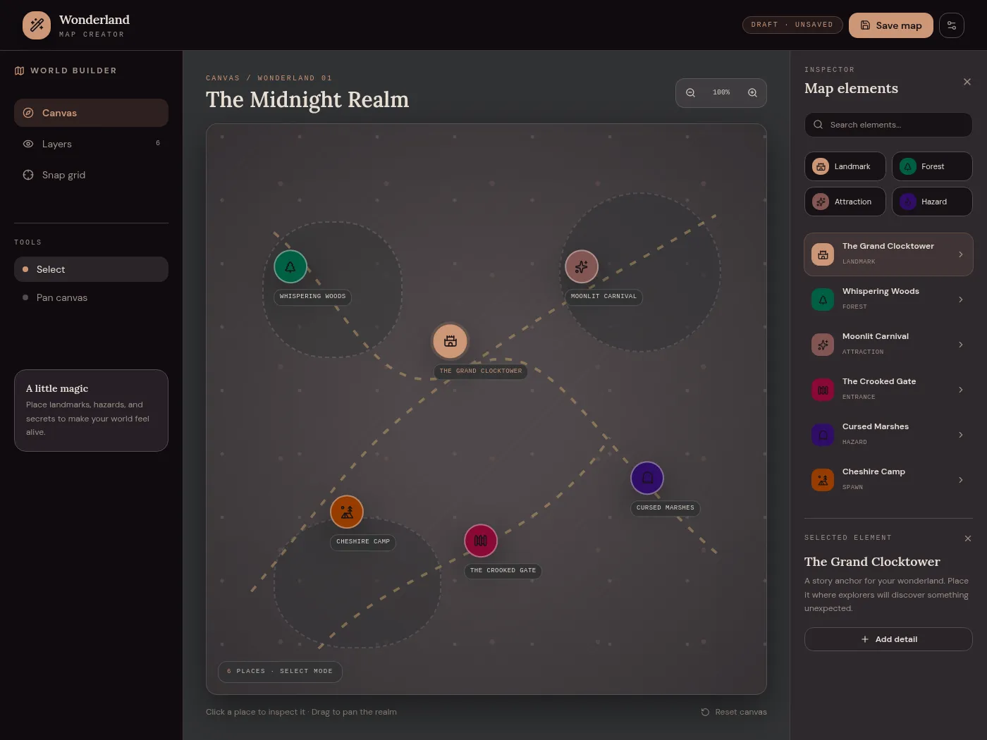 Wonderland Map Creator