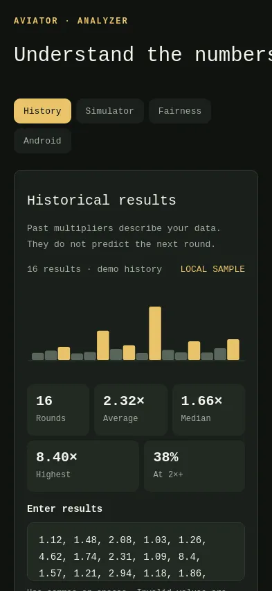 Aviator AI Analyzer