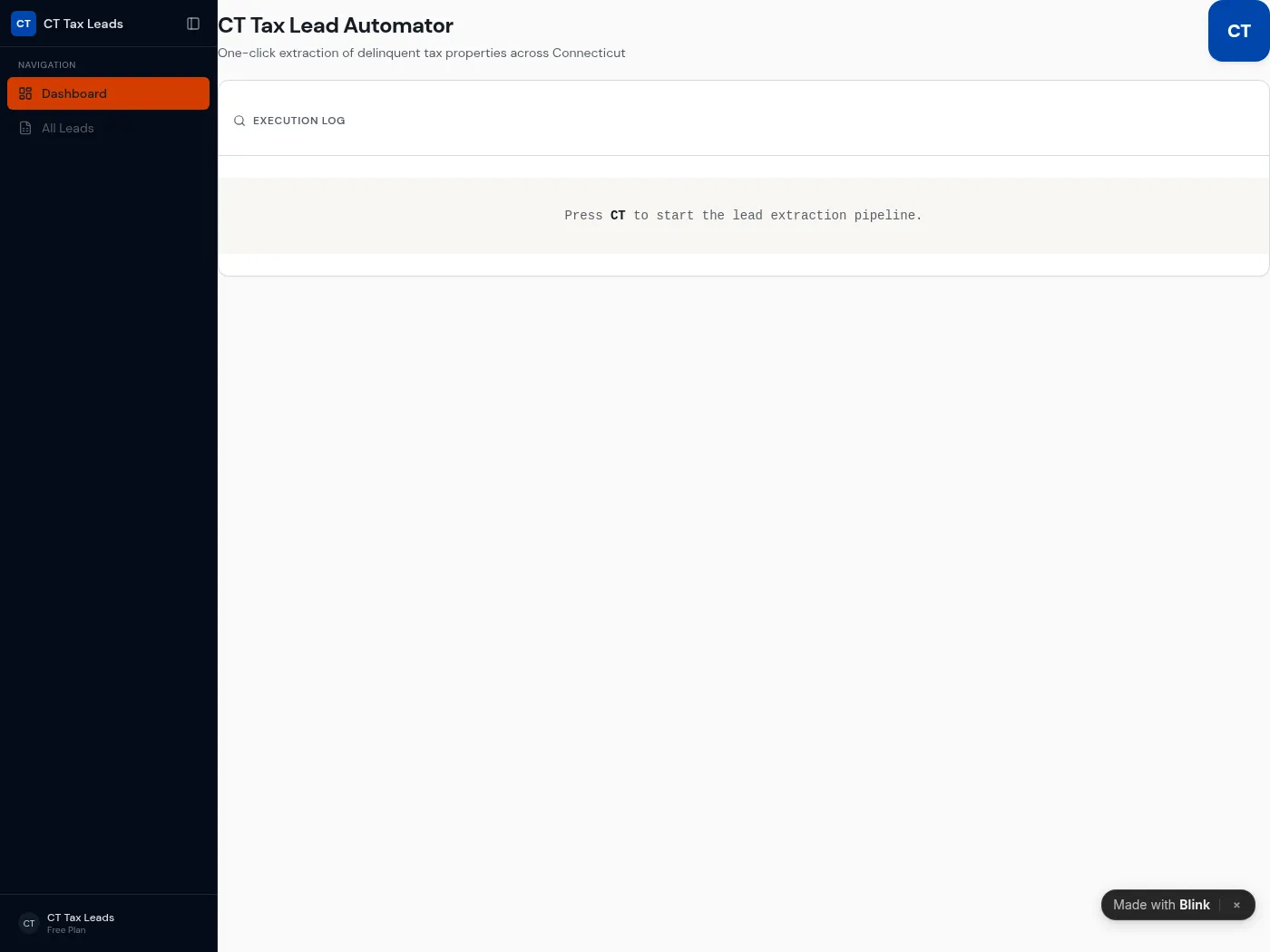 CT Tax Lead Automator