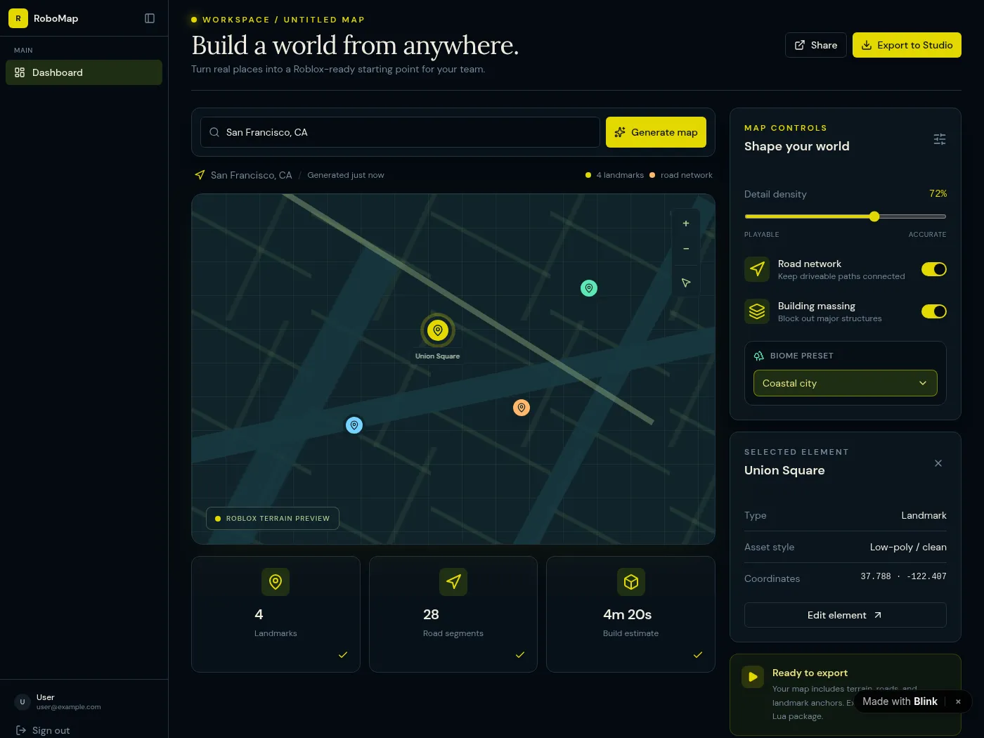 RoboMap Generator