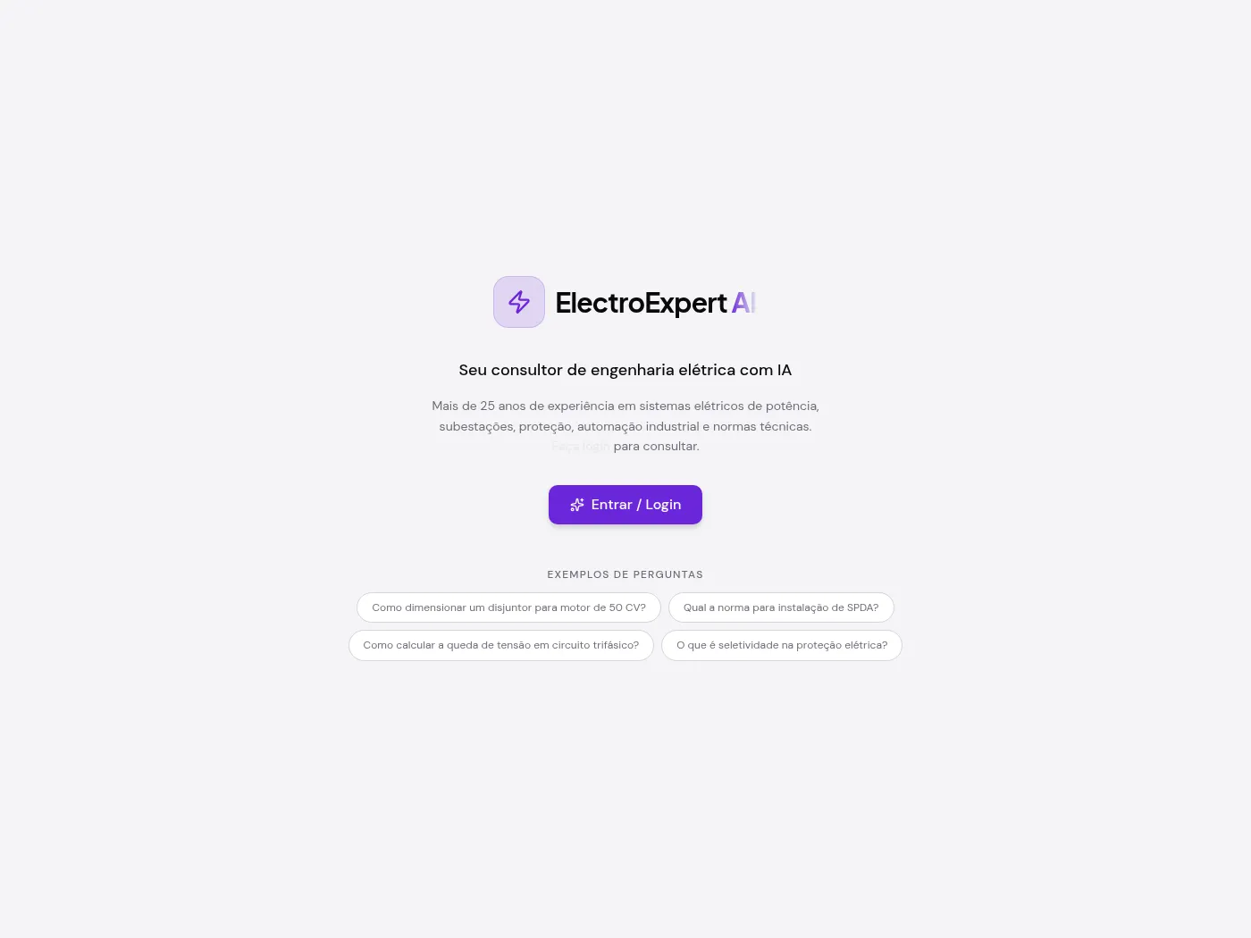 ElectroExpert AI Consultant