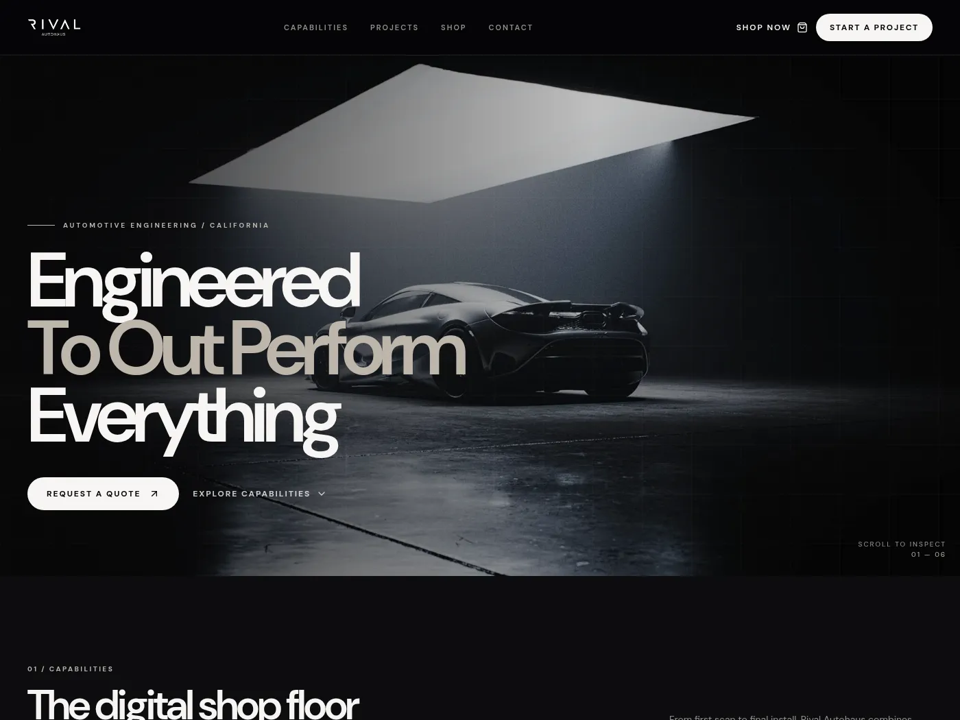 Rival Autohaus Redesign