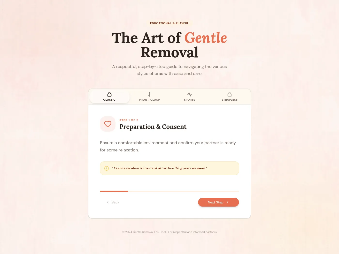 Bra Removal Edu Tool