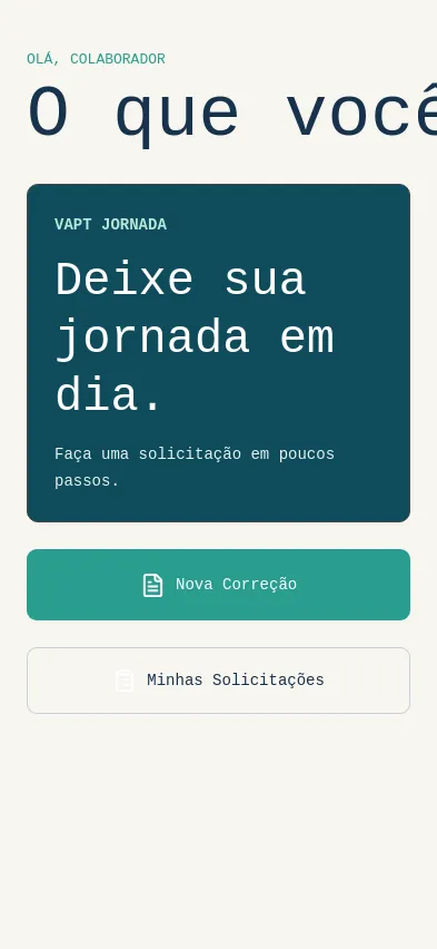 Vapt Jornada Correção