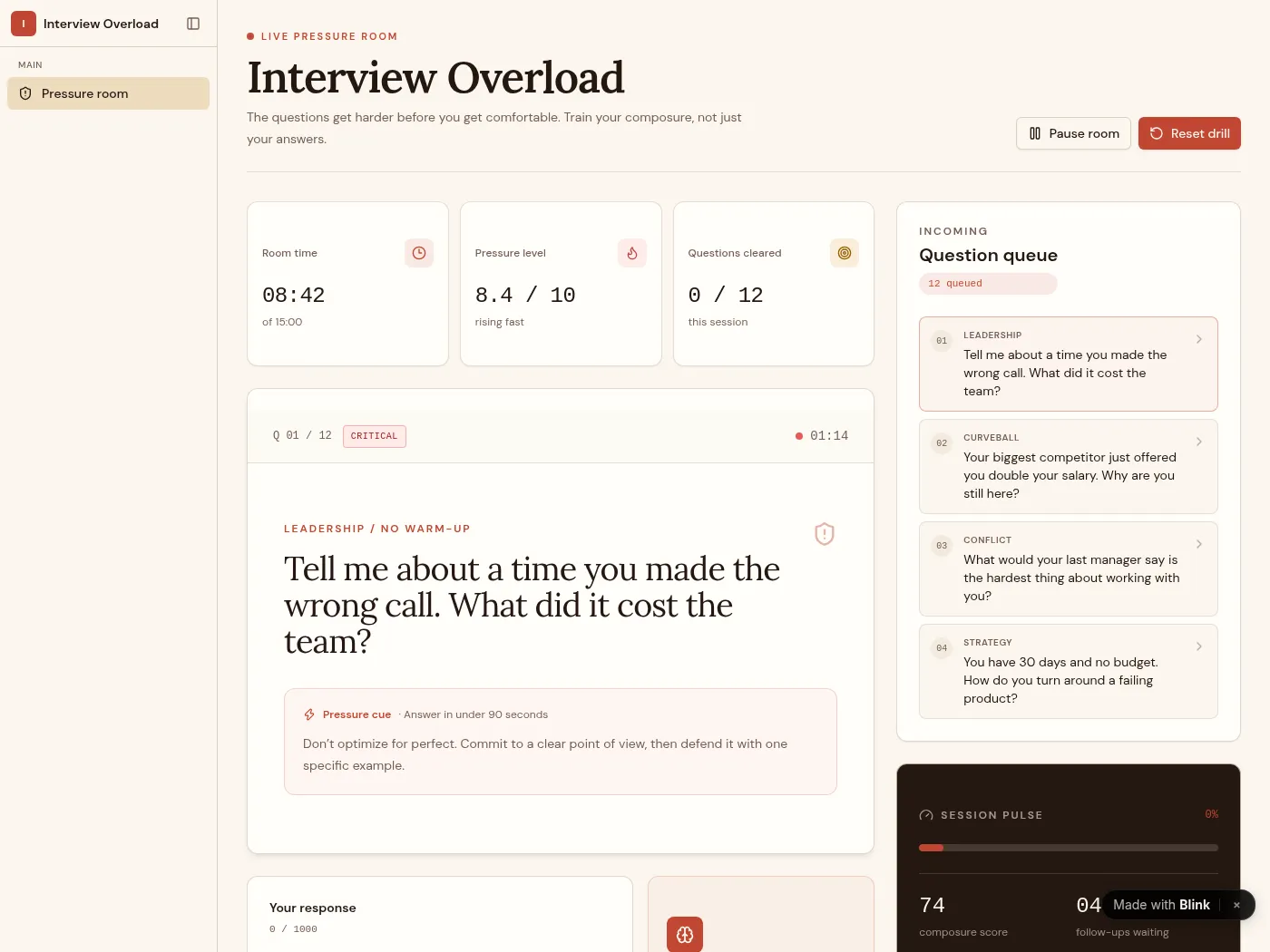 Interview Overload