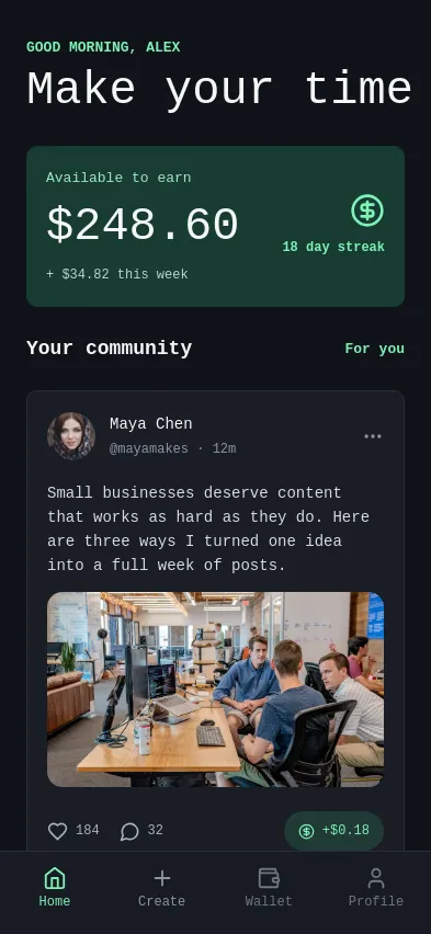 Profit Social Network