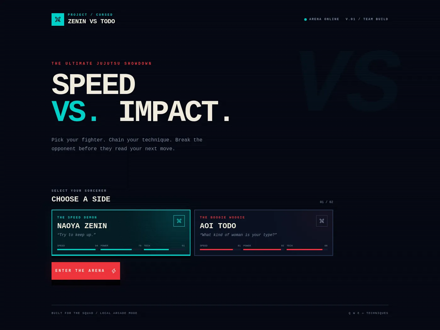 Zenin vs Todo Showdown
