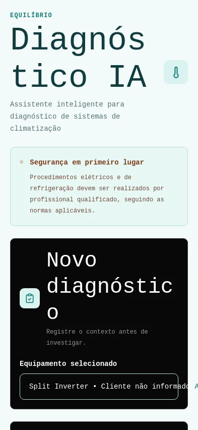 Equilíbrio Diagnóstico IA