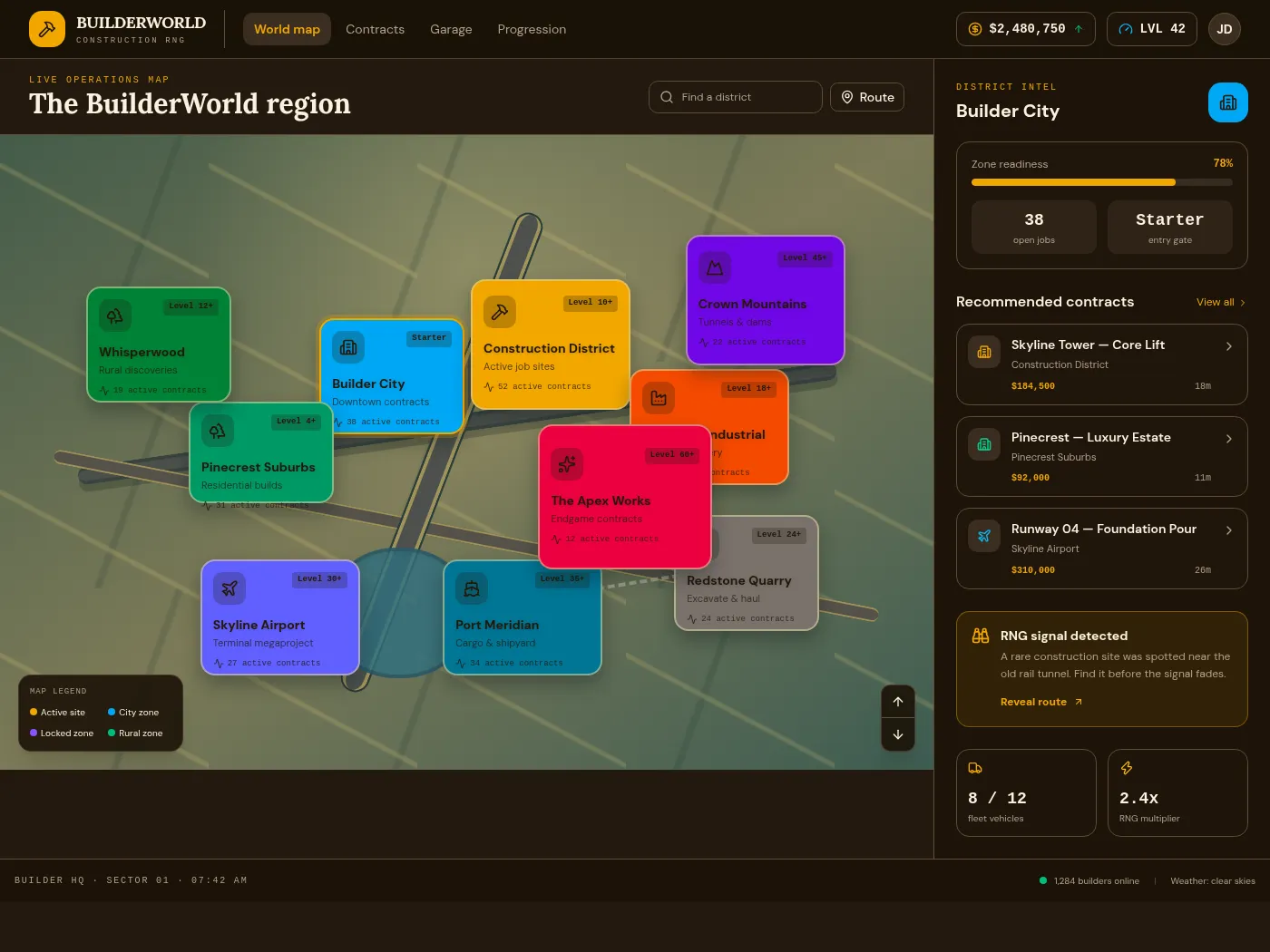 BuilderWorld: Construction Simulator Map