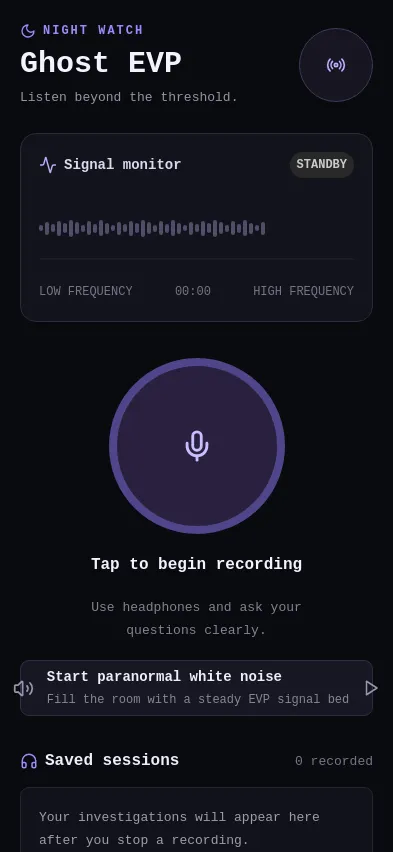 Ghost EVP Recorder