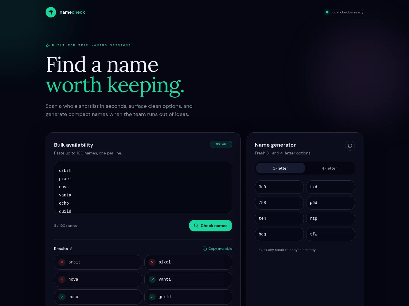 Discord Name Finder