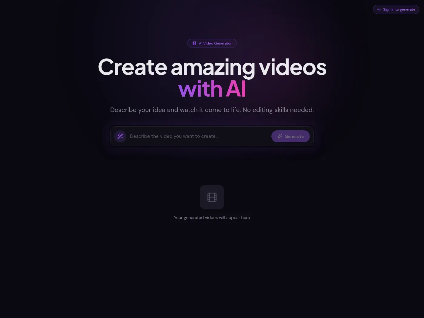 AI Video Generator
