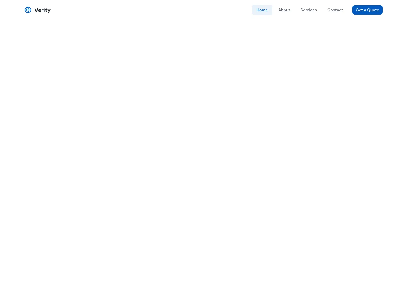 Verity Translation Website
