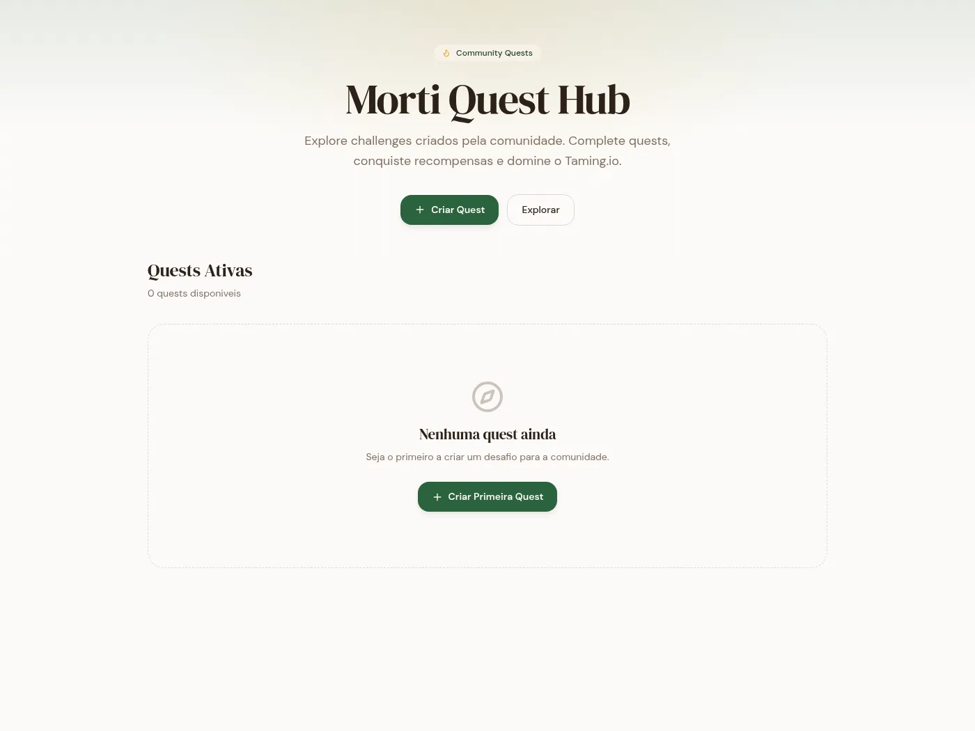 Morti Quest Hub