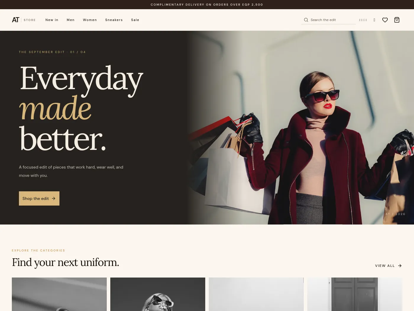 AT Store E-commerce System