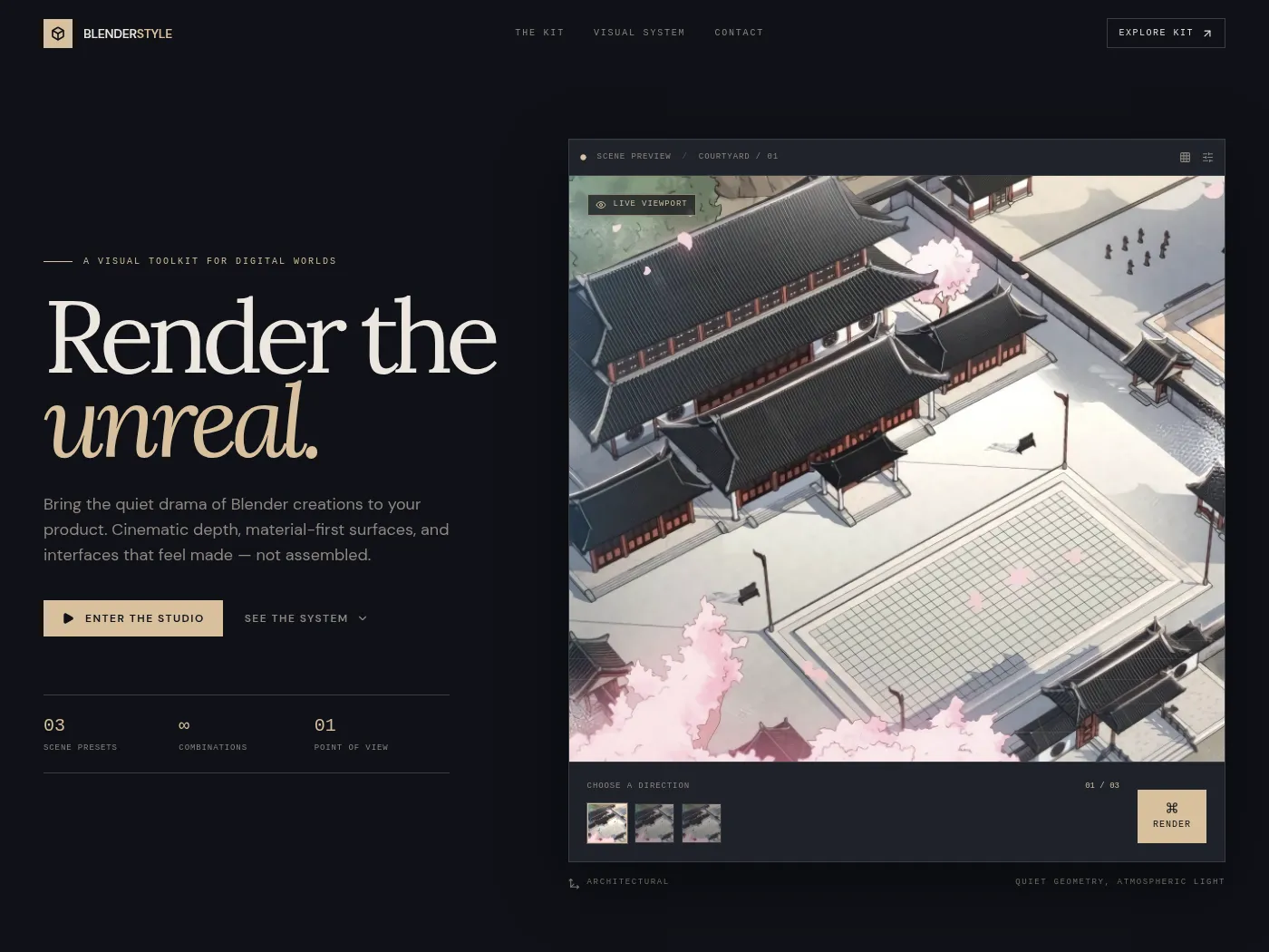 BlenderStyle Web Kit