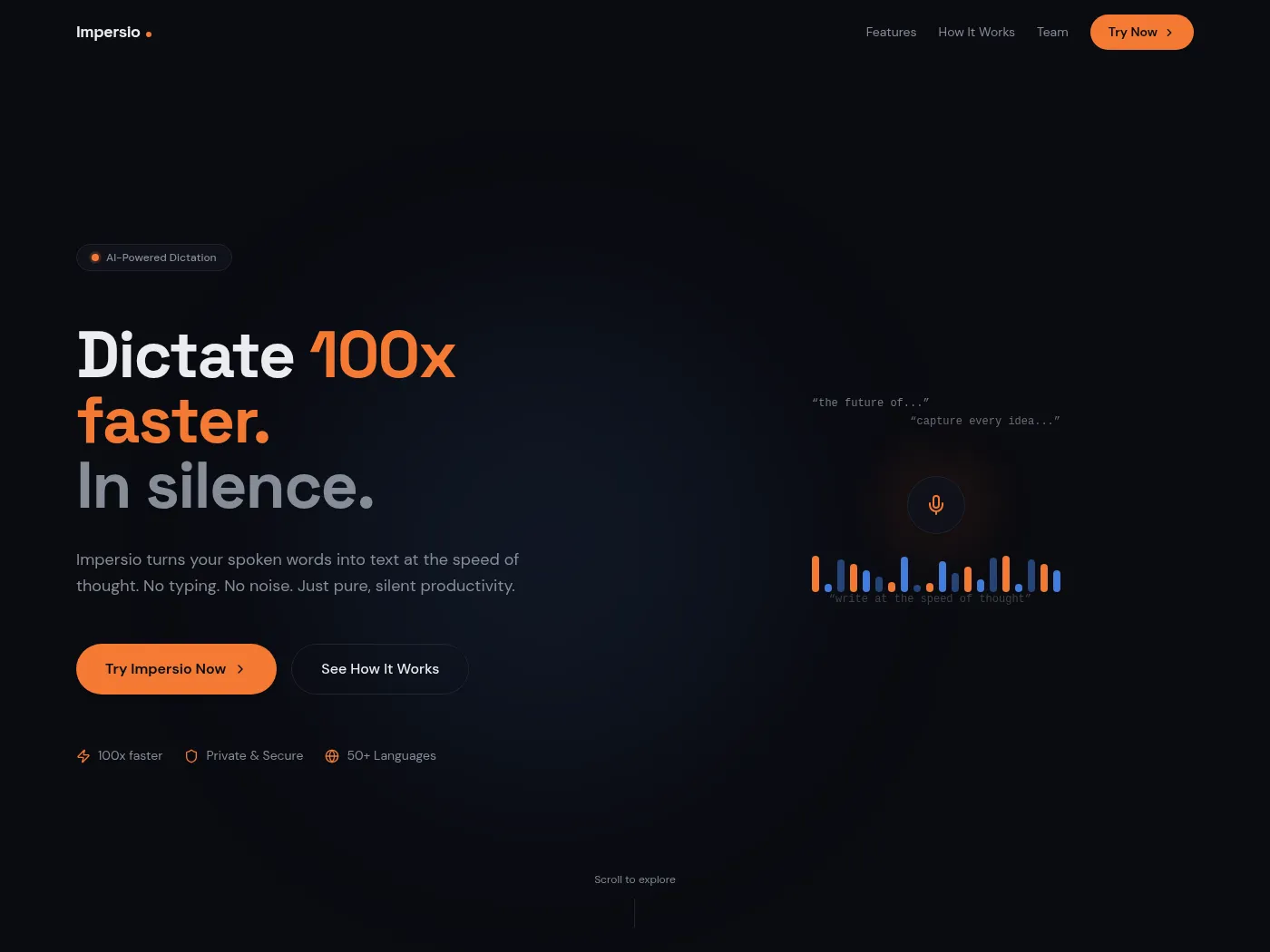 Impersio AI Dictation