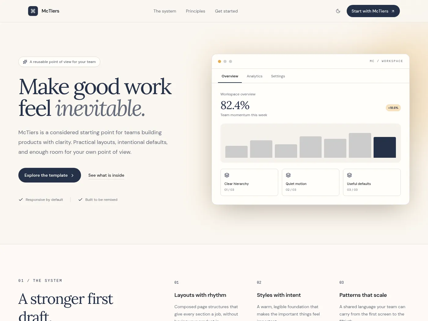 McTiers Web Template