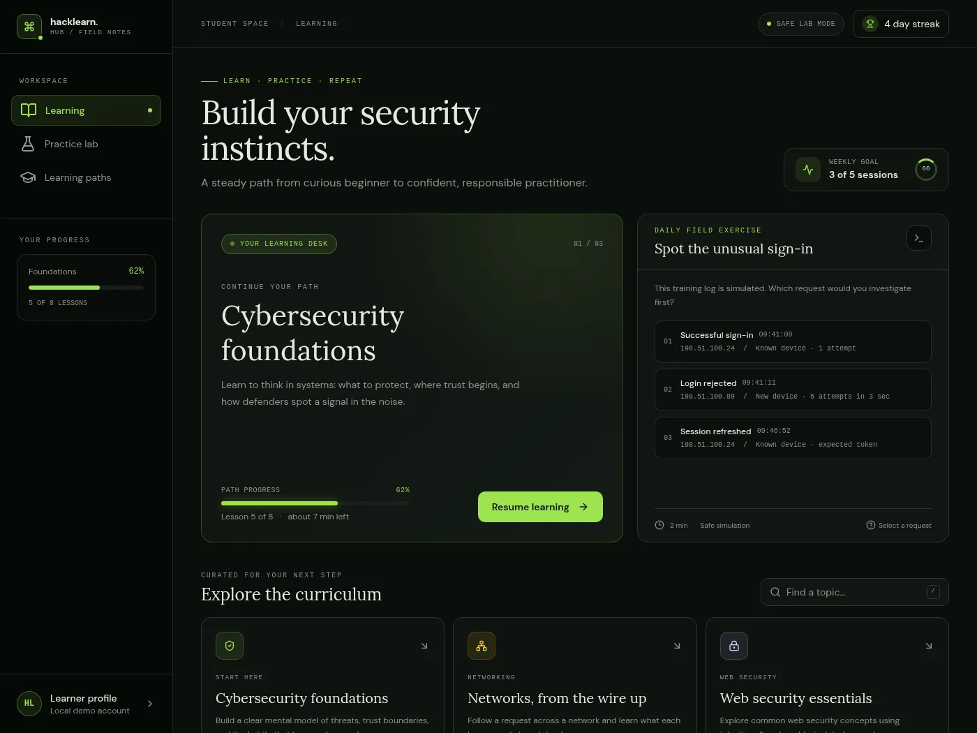 HackLearn Hub