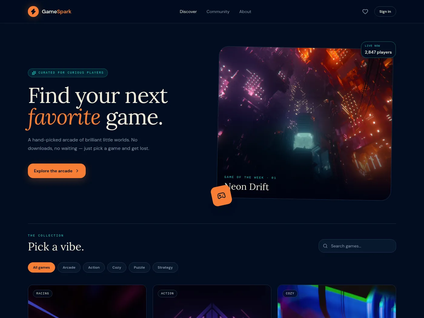 GameSpark Portal