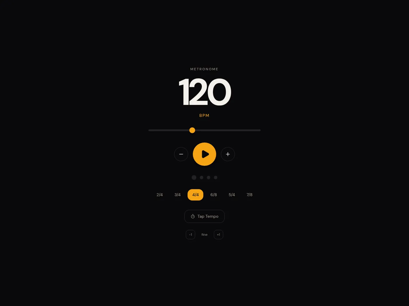 Easy Metronome App