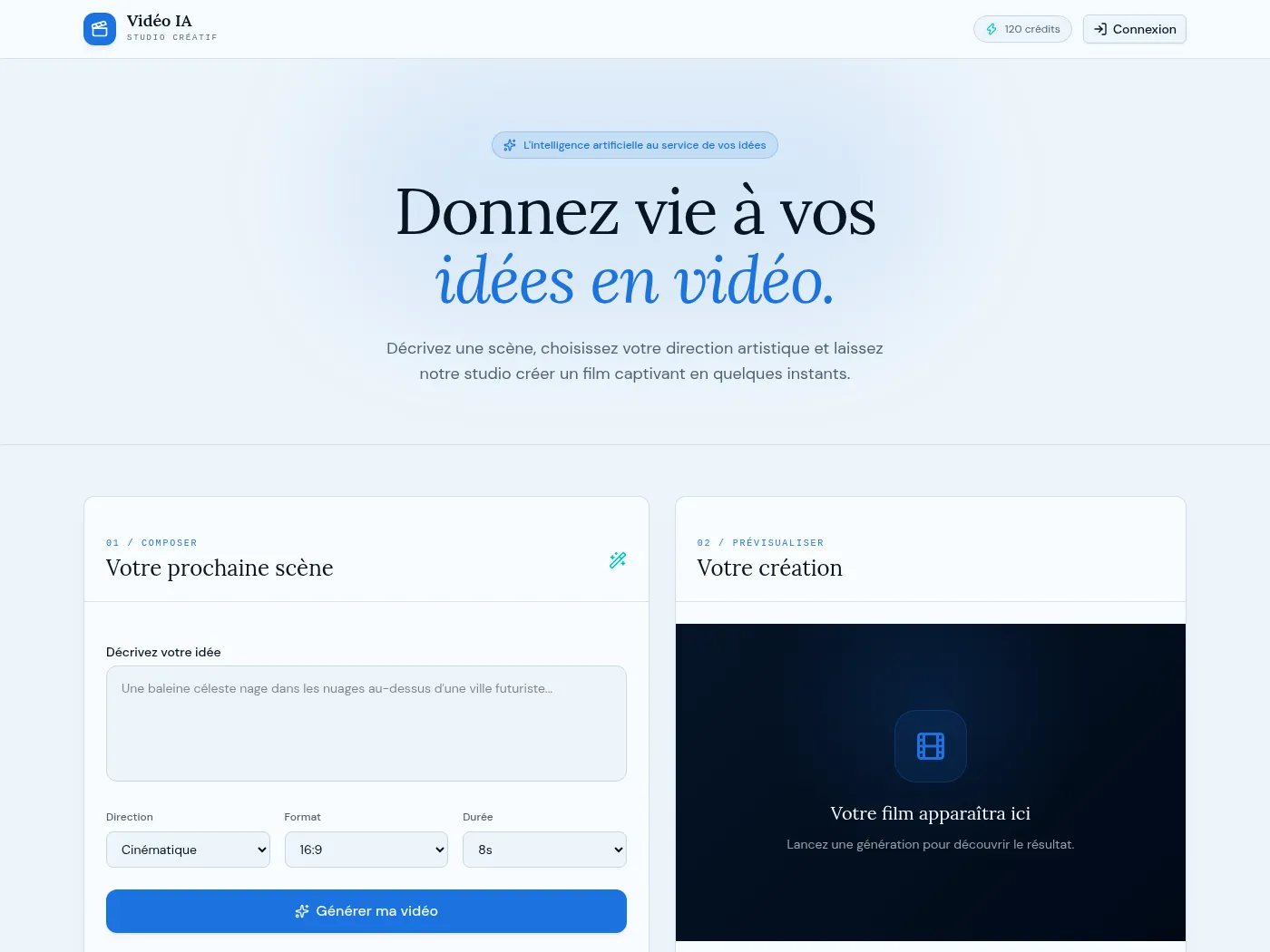 Vidéo IA Studio