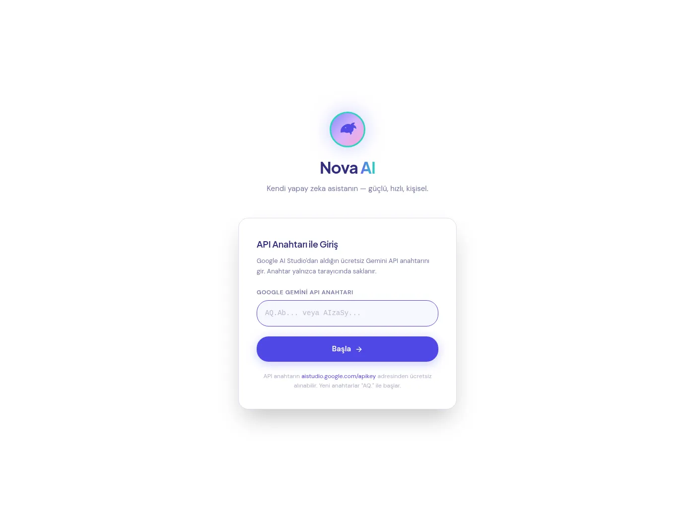 Nova AI Web Chat