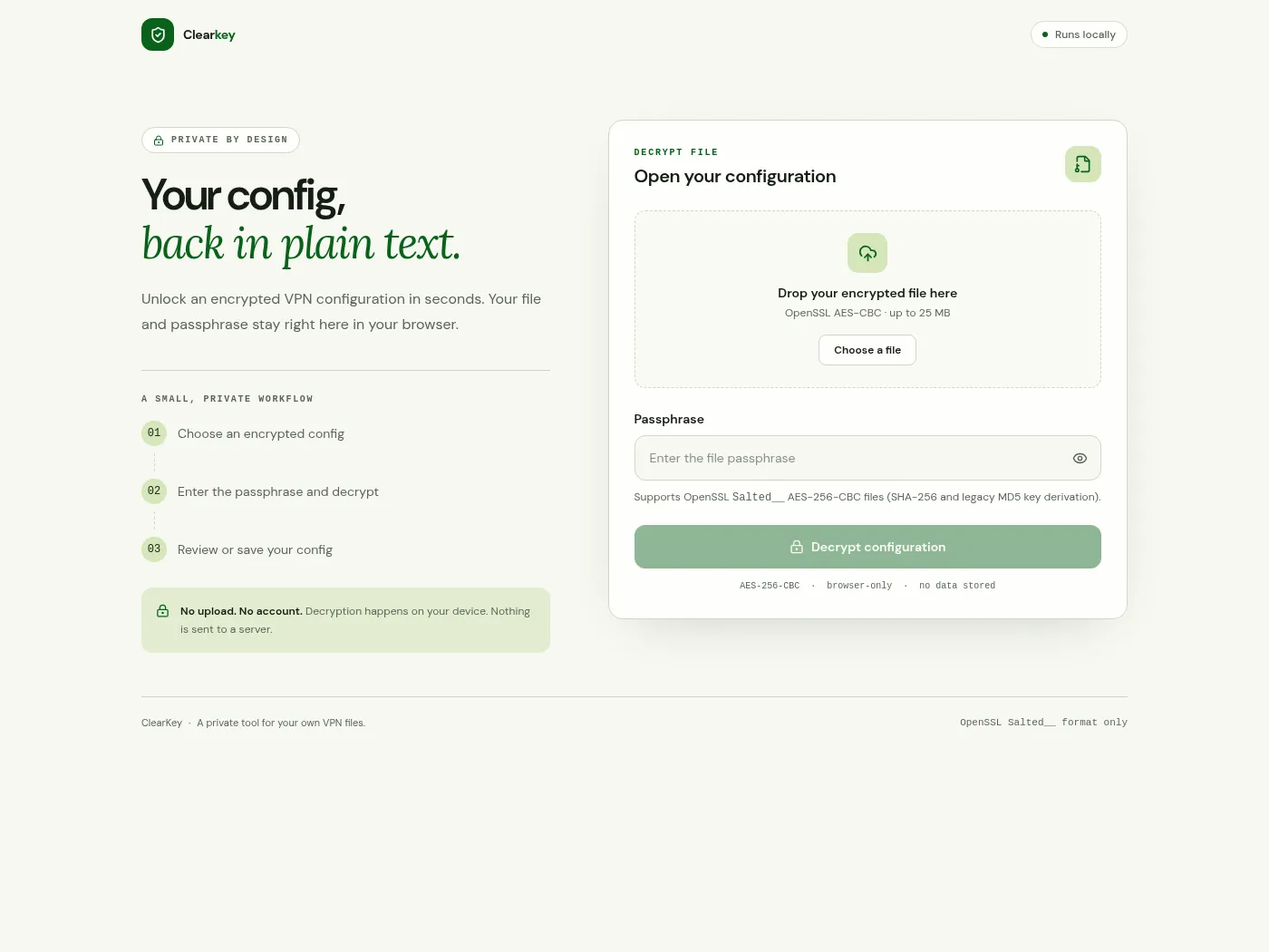 VPN File Decryptor