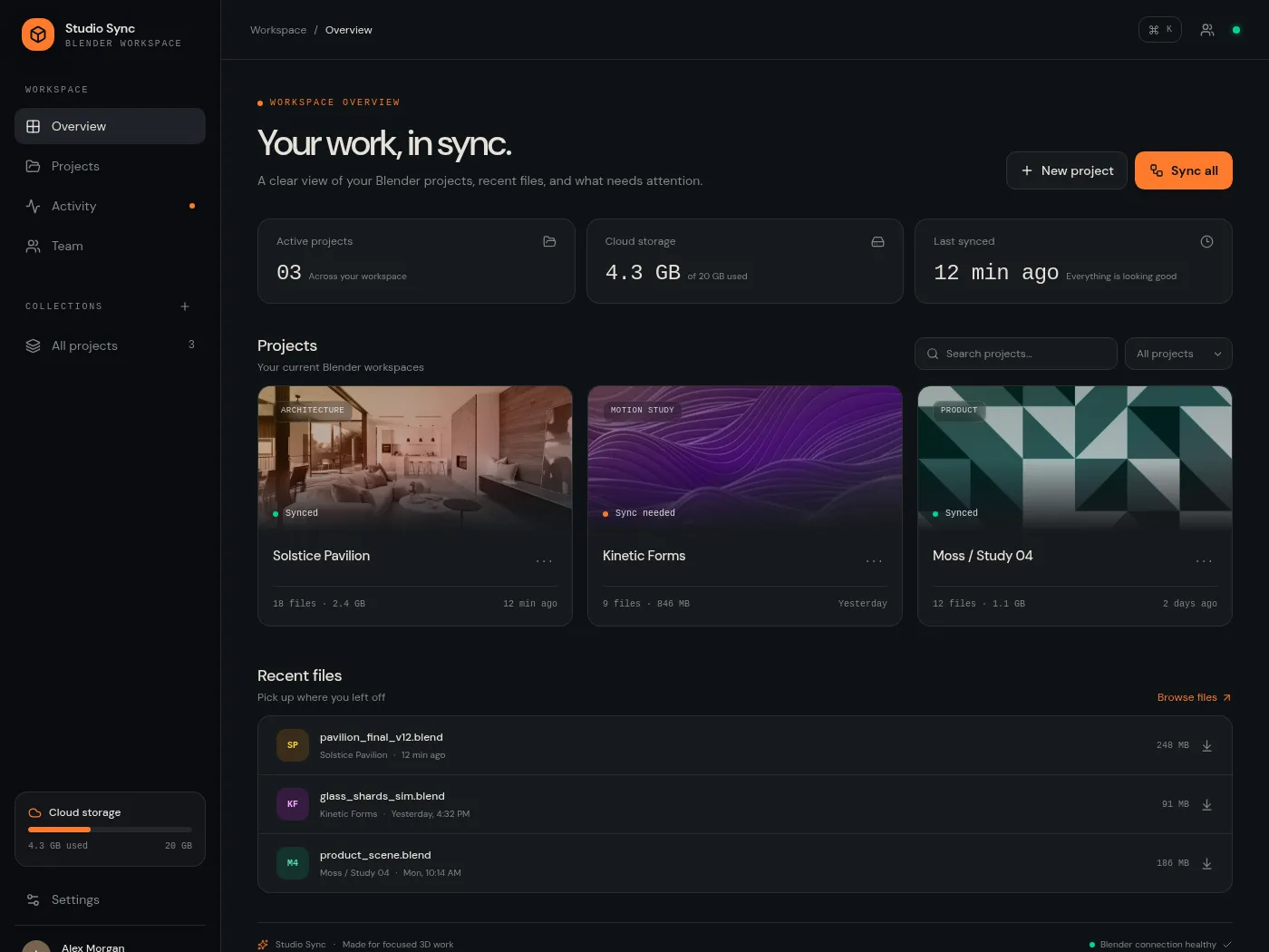 Blender Sync Toolkit